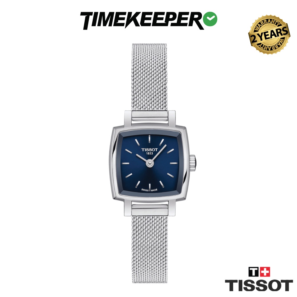 Tissot Lovely Square Blue Dial Watch | Shopee Malaysia