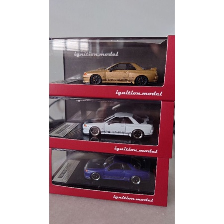 1/64 Ignition Model Nissan Skyline GT-R R32 Top Secret VR32 matte gold white purple GTR | Shopee ...