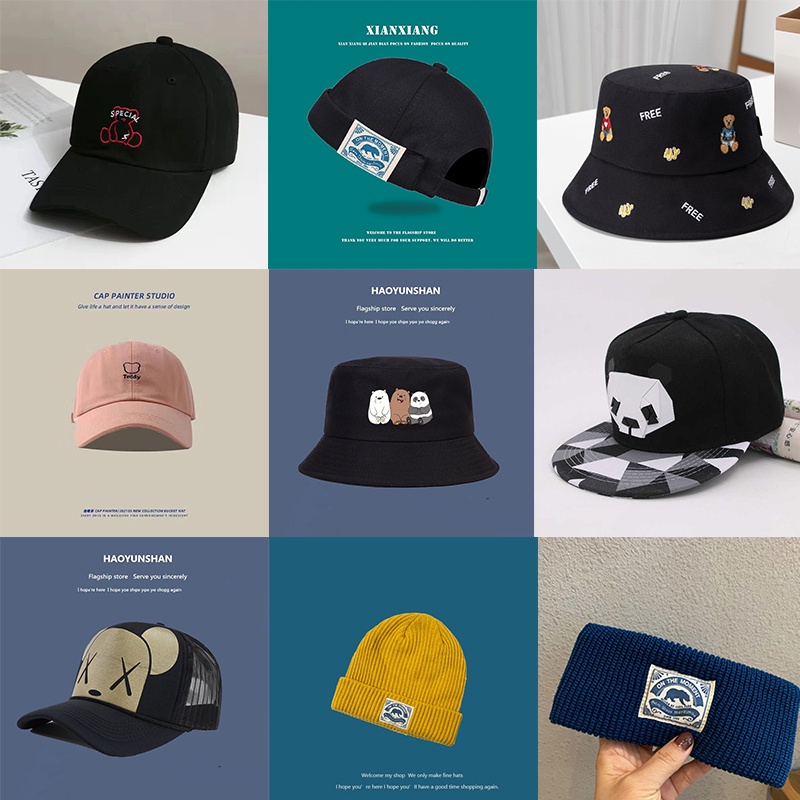 Baseball Cap Series Tide korean cap women vintage cap men topi New cap ...