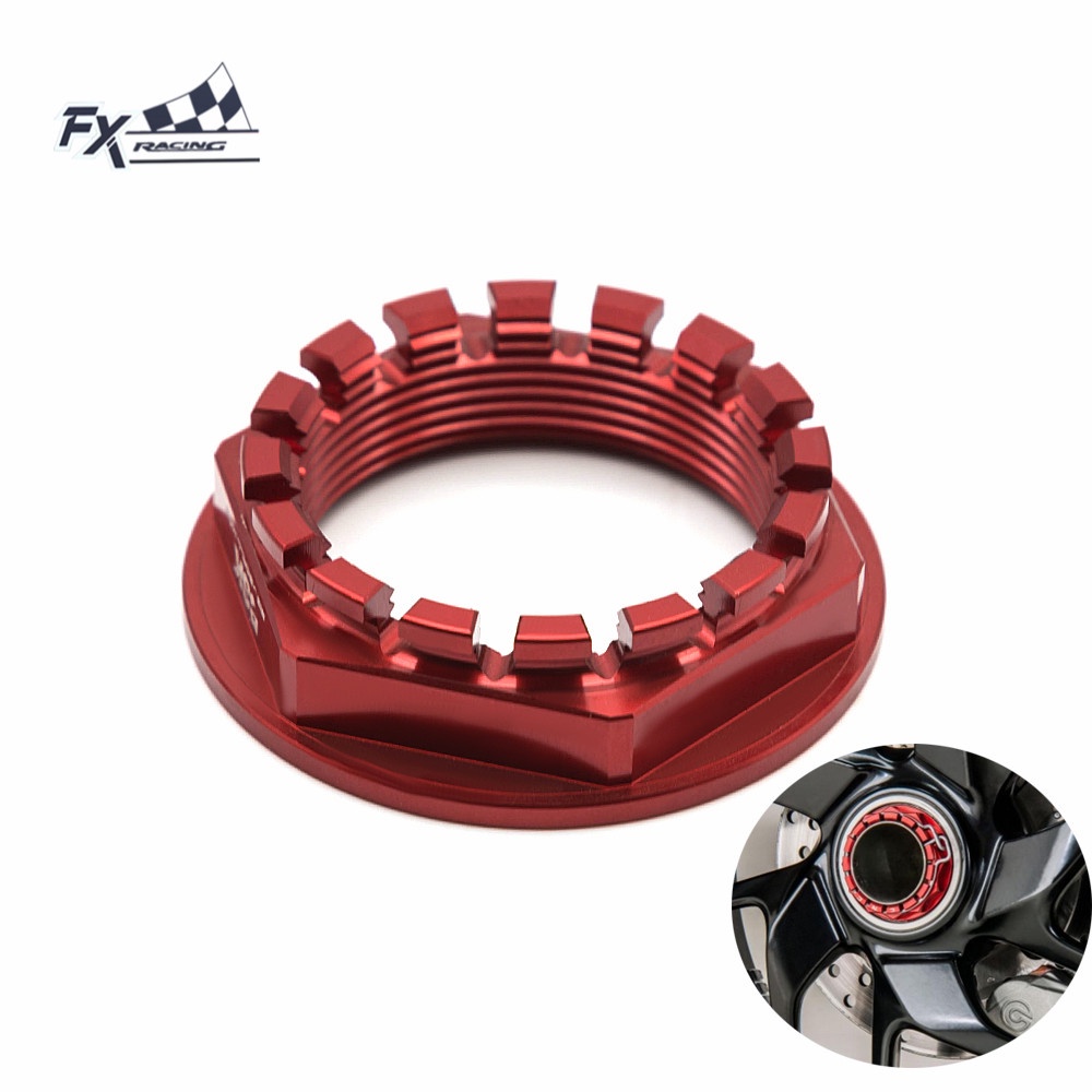 CNC Rear Wheel Axle Nut For Ducati 748 848 Panigale 1098 1198 1199 1299 Monster 1100 796 S4R ...