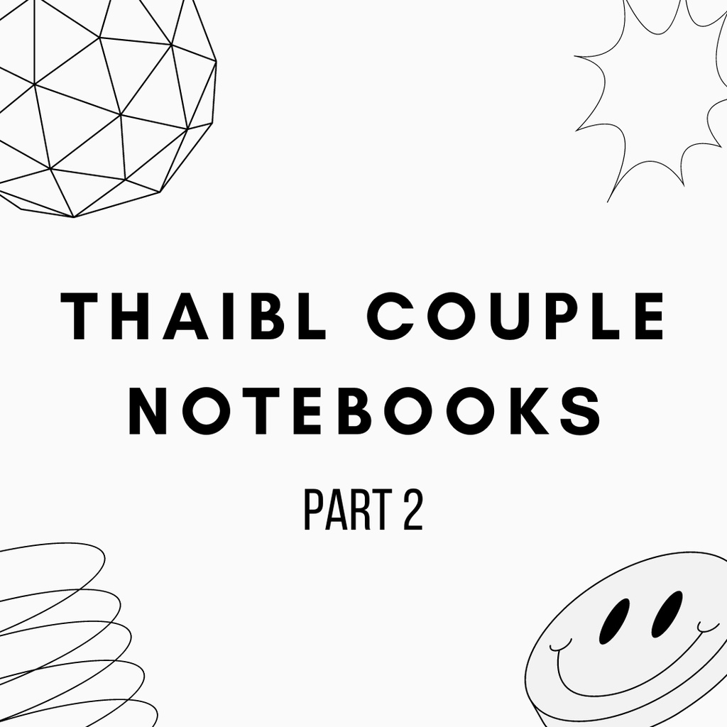 THAI BL COUPLE NOTEBOOKS (PART 2) | Shopee Malaysia