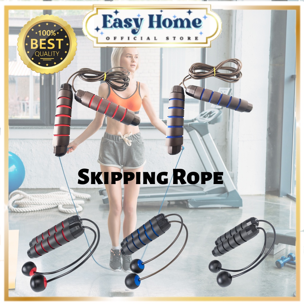 EASYHOME Quality Weight-bearing Skipping Rope Steel Jump Rope Strong ...