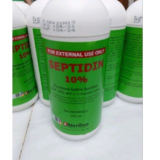 Septidin 10% - Povidone Iodine Solution EXP: Jan-Jul 2024 | Shopee Malaysia