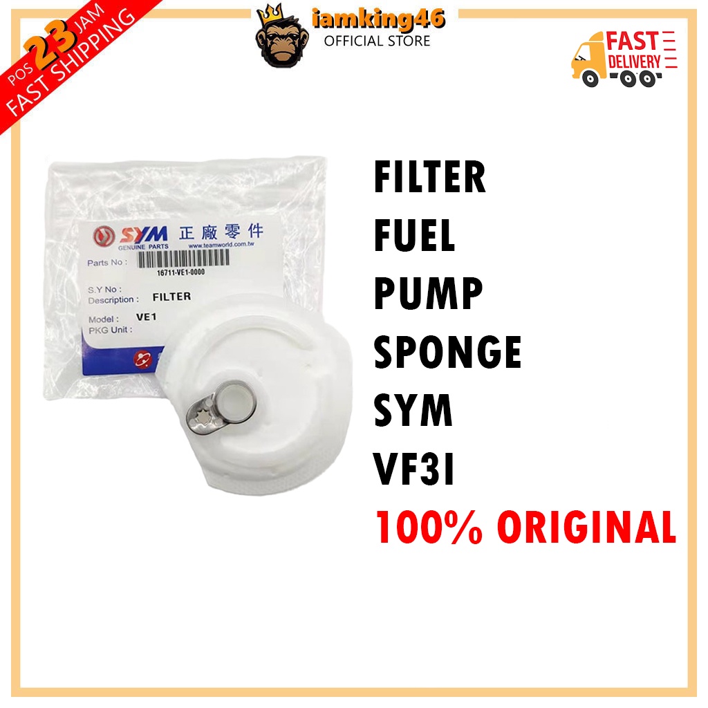 SYM VF3I/SPORT RIDER FUEL FILTER FUEL PUMP SPONGE FILTER ORIGINAL ...