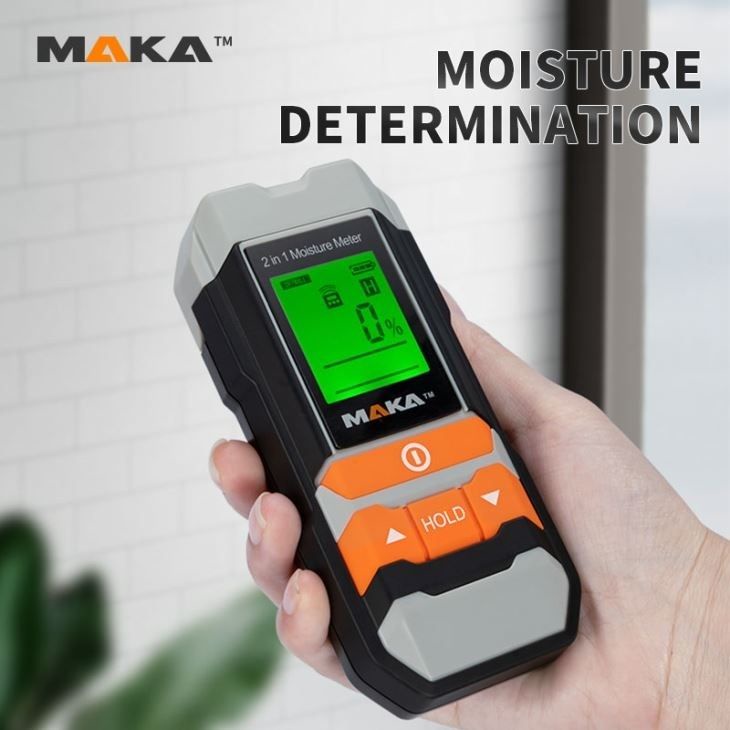 Maka 2-in-1 Pin & Pinless Wood Moisture Meter | Shopee Malaysia