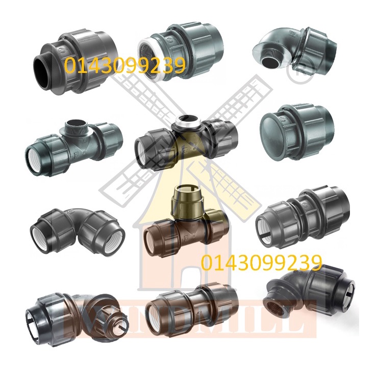40mm Polypipe Fitting Poly Pipe HDPE Irrigation 75 mm Tee Elbow Adaptor ...