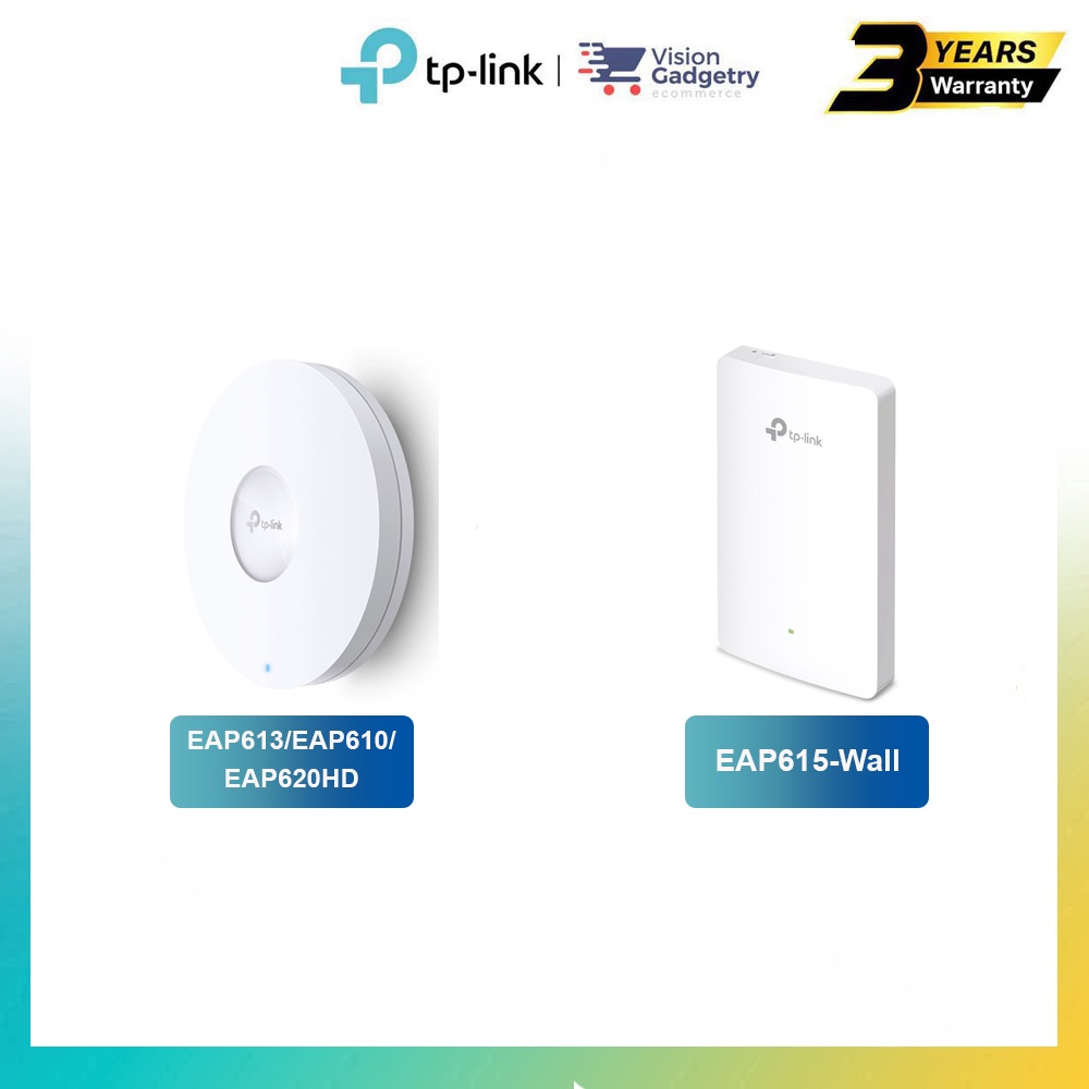 TP-Link Omada EAP610 EAP620 HD AX1800 WiFi 6 Wireless MU-MIMO Gigabit ...