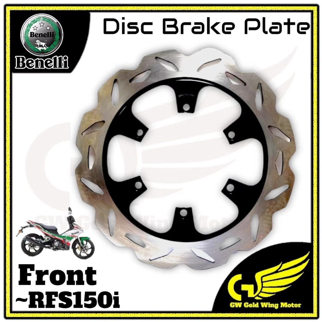 BENELLI RSF150I RFS150 BRAKE PIRING DISC DEPAN BELAKANG FRONT & REAR ...