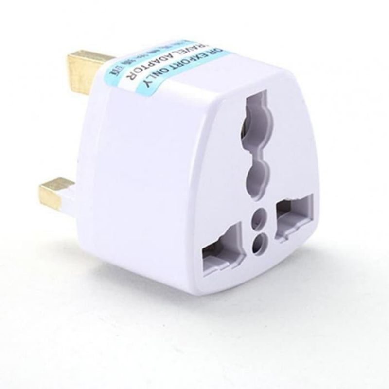 Universal 3 Plug Pin / Adapter Travel 3 Pin / Plug Adapter | Shopee ...