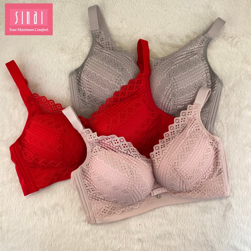 Sinai Wireless Soft Padded Bra 15684 | Shopee Malaysia