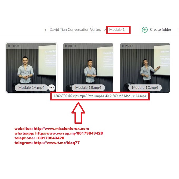 David Tian Conversation Vortex (Total size: 3.90 GB Contains: 6 folders 19 files) | Shopee Malaysia