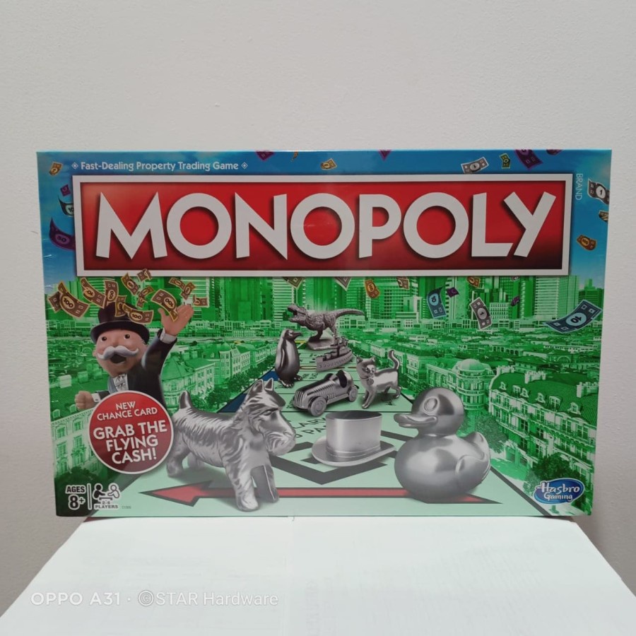 Hasbro Classic Monopoly Board Games ORIGINAL Monopoly Board Game ...