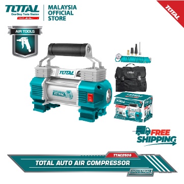 TOTAL 120psi Auto Air Compressor - TTAC2506 | Shopee Malaysia