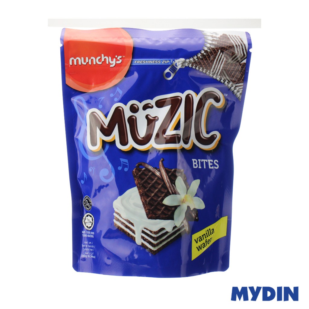 Munchys Muzic Wafer Cube Vanilla (180g) | Shopee Malaysia