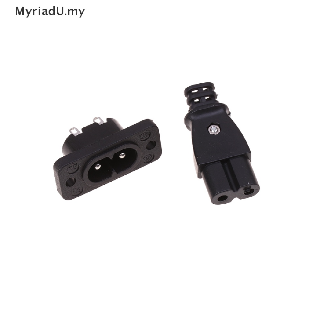 MyriadU C8 Male Power Socket Female Plug Power Outlet Embedded Electric ...