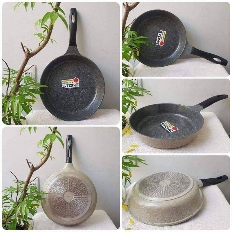 LOCK & LOCK Lock& Stone 7-layer Stone Stone pan with sizes from 24cm to ...