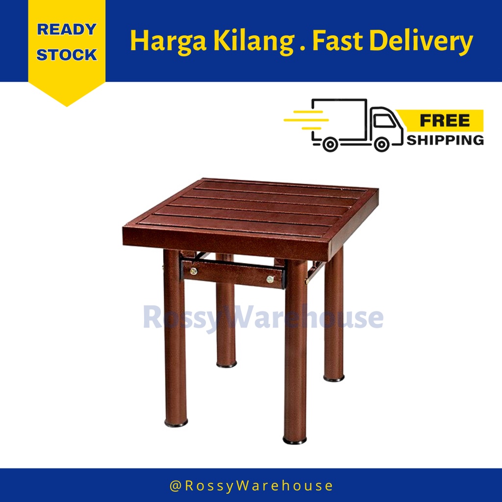 Metal Garden Table Outdoor Indoor / Meja Garden Besi / Powder Coating ...
