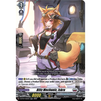 Cardfight Vanguard D-BT07/023EN Blitz Mechanic, Iskra Brandt Gate RR (English) | Shopee Malaysia