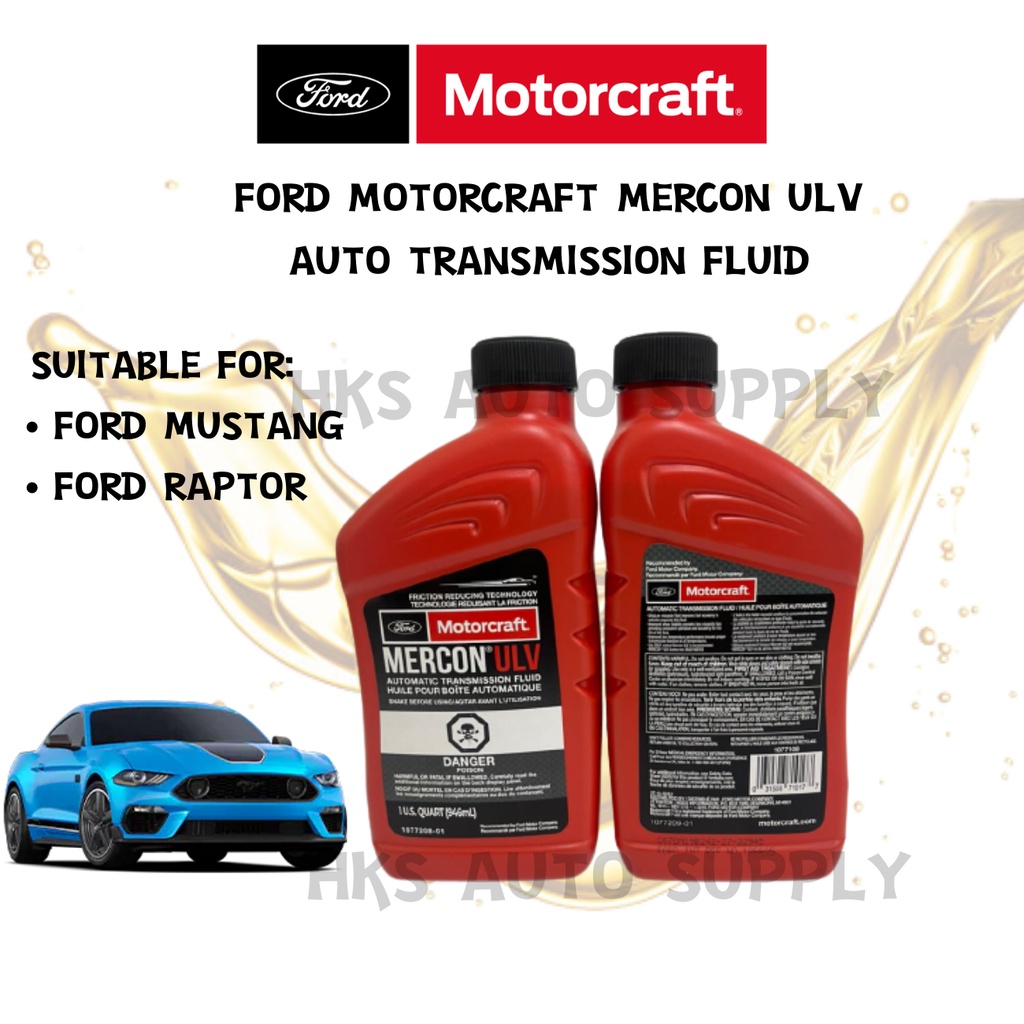 Ford Ranger T8 T10 Mustang GT Genuine Ford Motocraft Mercon ULV ATF ...