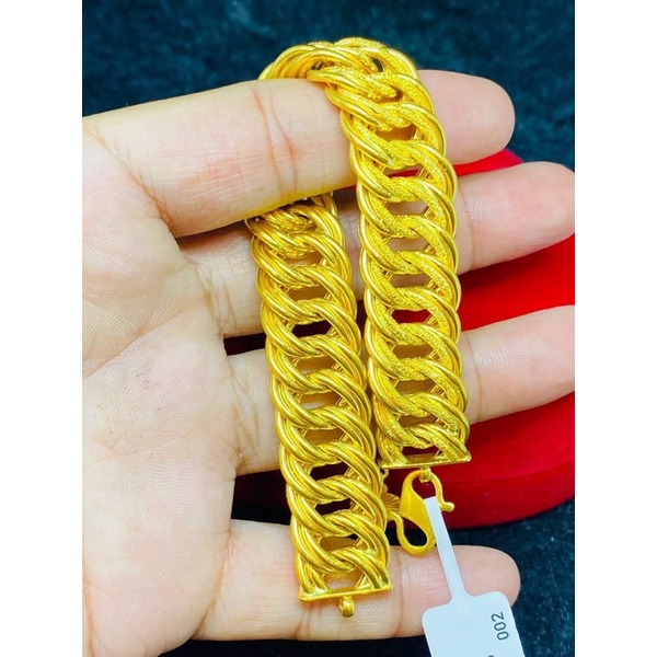 Gelang Coco Lipan Budak Emas 916 Tulen | Shopee Malaysia