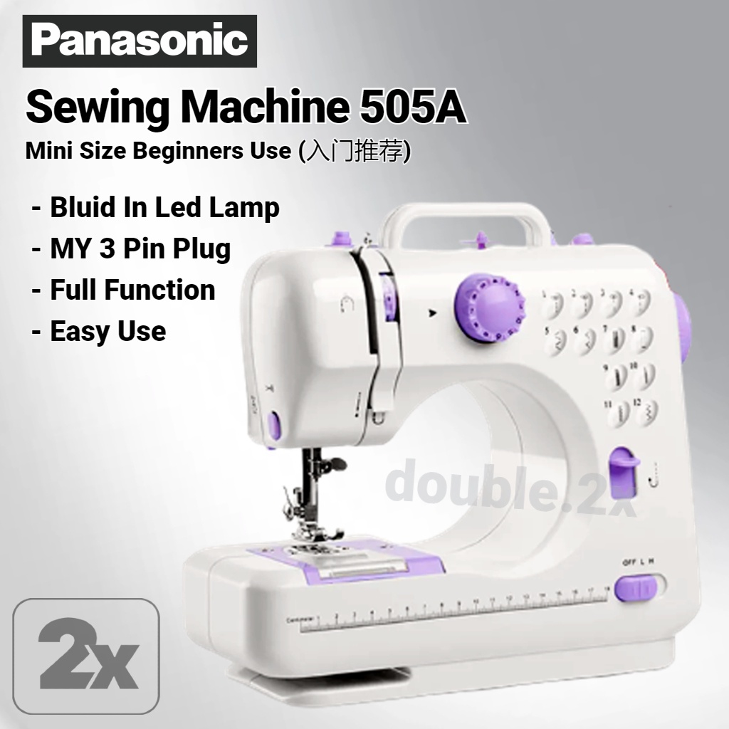 PORTABLE SEWING MACHINE / MESIN JAHIT / FHSM 505A PRO UPGRADED 12 ...