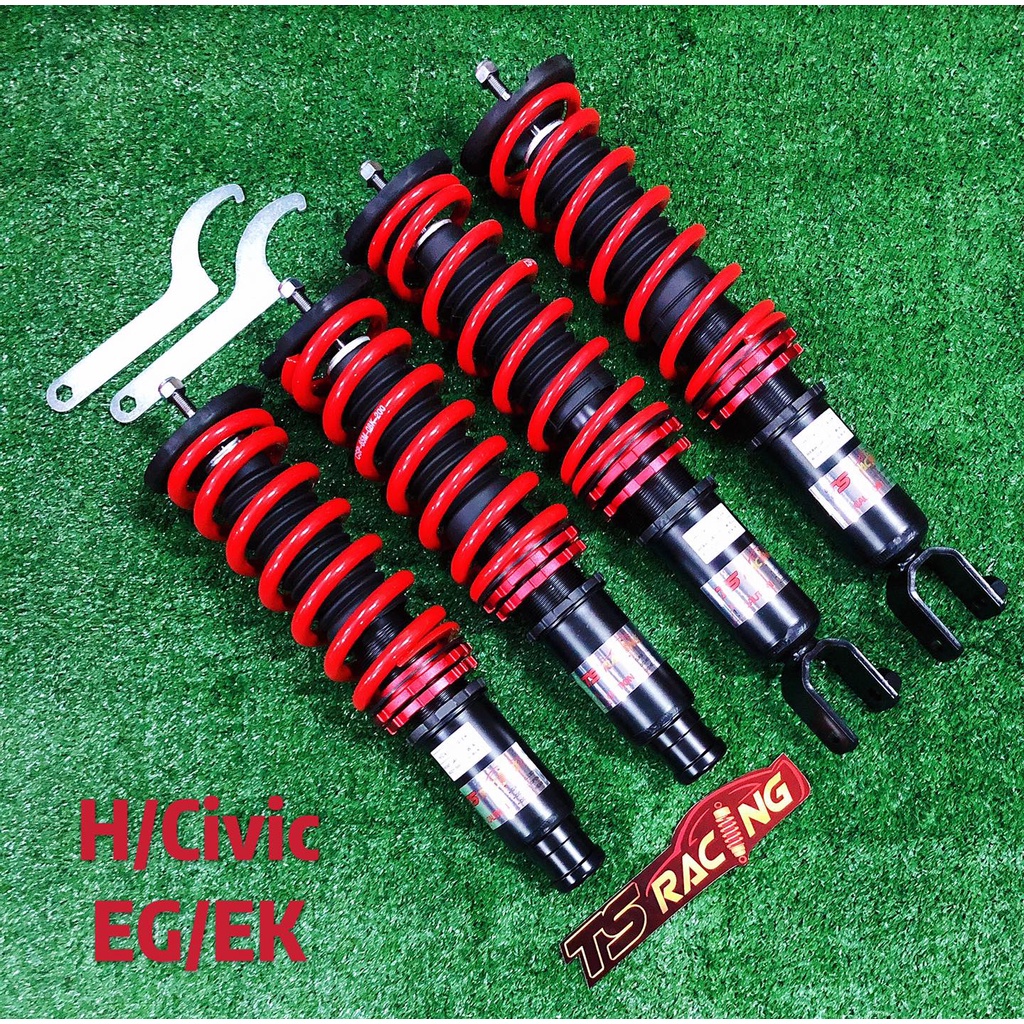 HONDA CIVIC SR4 EG TS RACING Adjustable Hi Low Bodyshift Sport Absorber ...