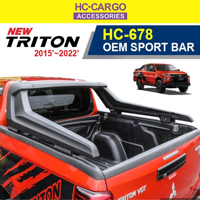 Hc Cargo Mitsubishi Triton 2015-2022 Showroom Edition Roll Bar Sportbar ...