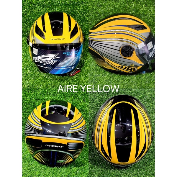 Gracshaw Helmet Graflex G666 Cruzer/ Zoopa/ Aire/ Single Visor/ Open ...
