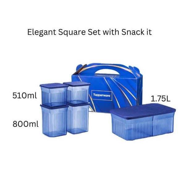 Tupperware Elegant Square Set OR Sanck it 1.75L OR Round Set OR LOOSE ...