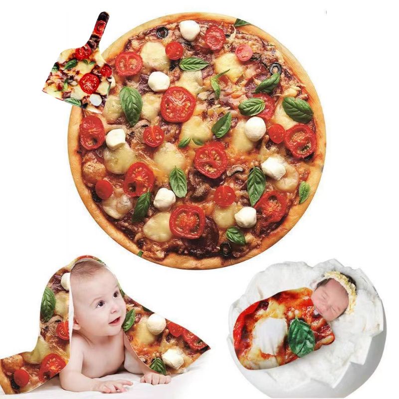 Selendang / Selimut Bayi Cute Anti Sejuk Bergambar Roti Canai & Kobis ...