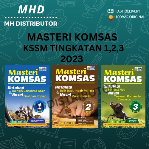 [MHD]MASTERI KOMSAS Tingkatan 1, 2 , 3 KSSM ILMU BAKTI (2023) | Shopee ...