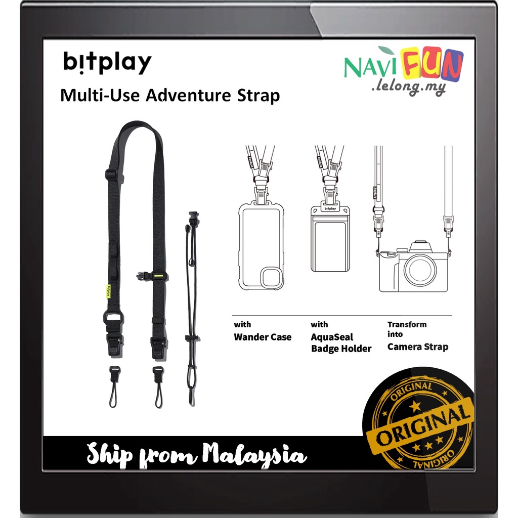 [ Multi-Use Adventure Strap | V3 ] BitPlay Camera Strap Connector and Strap Adapter included ...