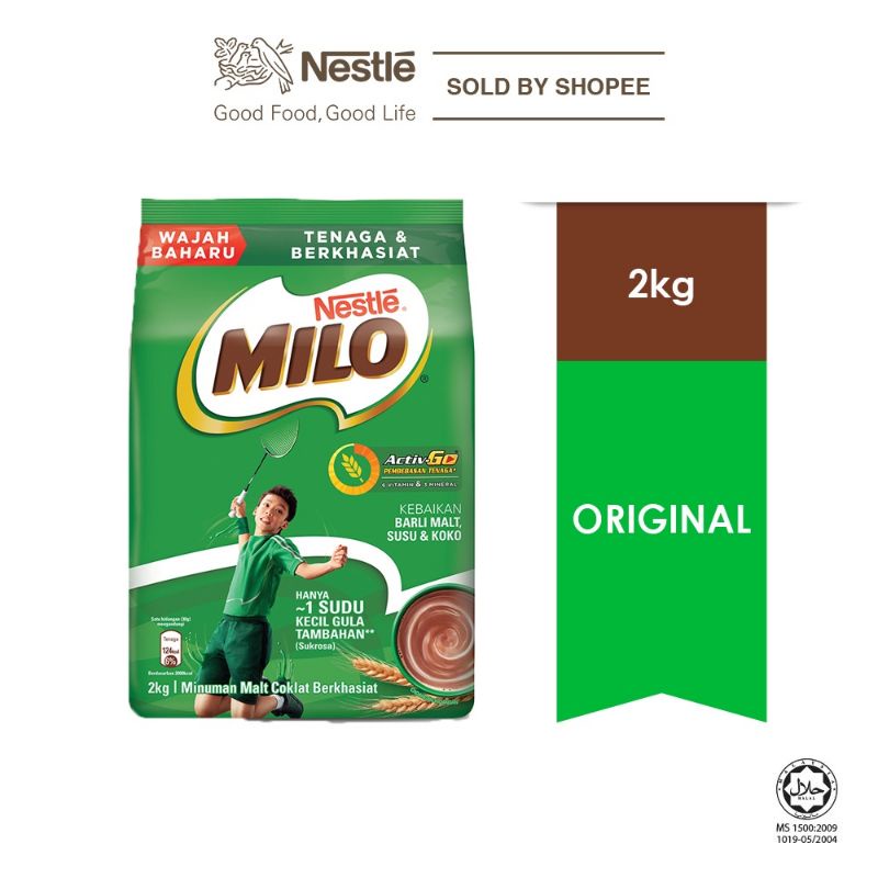 Ready stock Nestle Milo 2kg chocolate malt powder original | Shopee ...