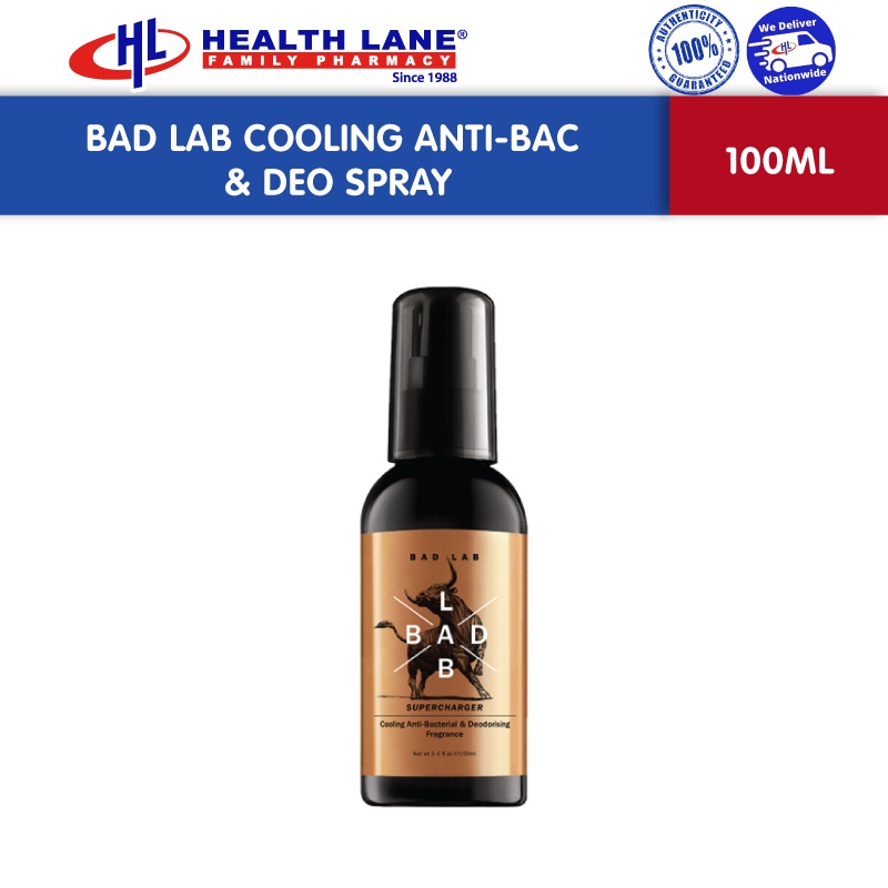 Bad Lab Cooling Anti-Bacterial & Deodorising Spray - Supercharger ...
