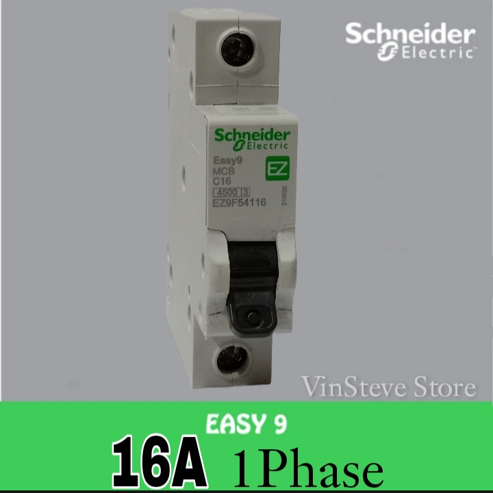 Mcb Easy9 Schneider 16A 1 Phase | Shopee Malaysia