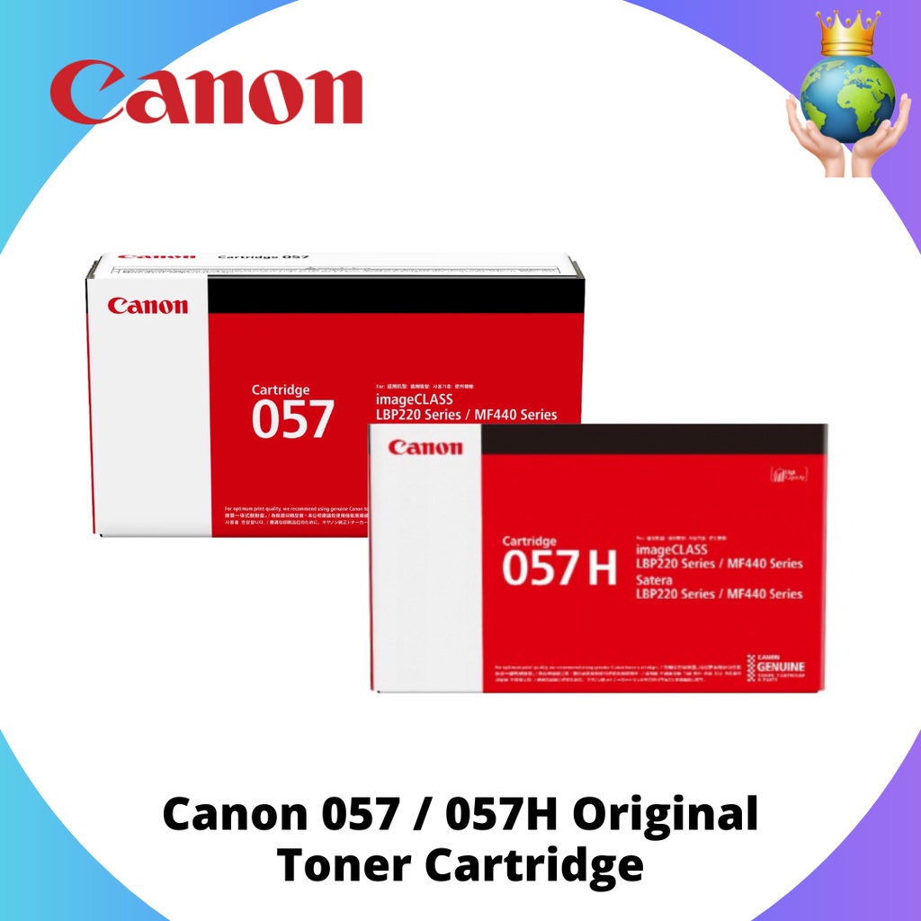 Canon 057 / 057H Original Black Toner Cartridge ( for LBP223dw ...