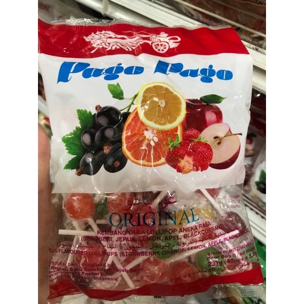 Pogo Pogo Lollipop Candy Assorted Fruit Flavor Contents 40pcs | Shopee ...