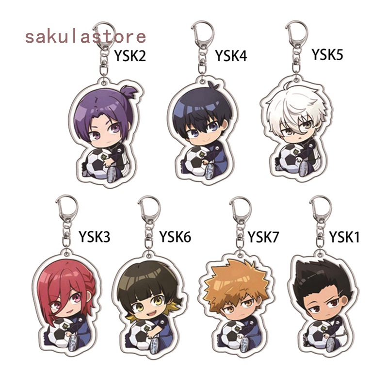 BLUE LOCK animation peripheral acrylic key chain pendant | Shopee Malaysia