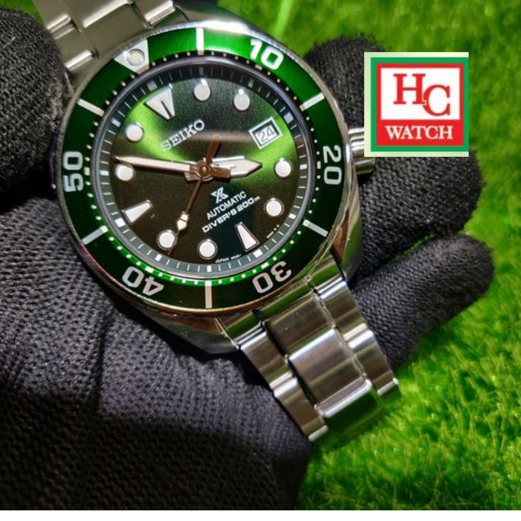 (FREE SHIPPING) SEIKO Prospex SPB103J1 Green Hulk SUMO Auto Diver Watch ...