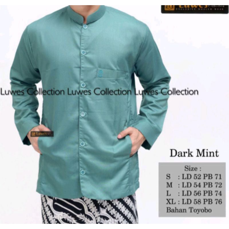 HIJAU Koko semi suit embroidered with mint green | Shopee Malaysia