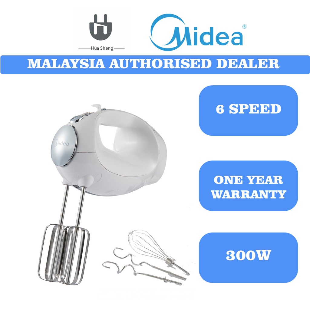 Midea 6 Speed Hand Mixer HM0273 | Shopee Malaysia