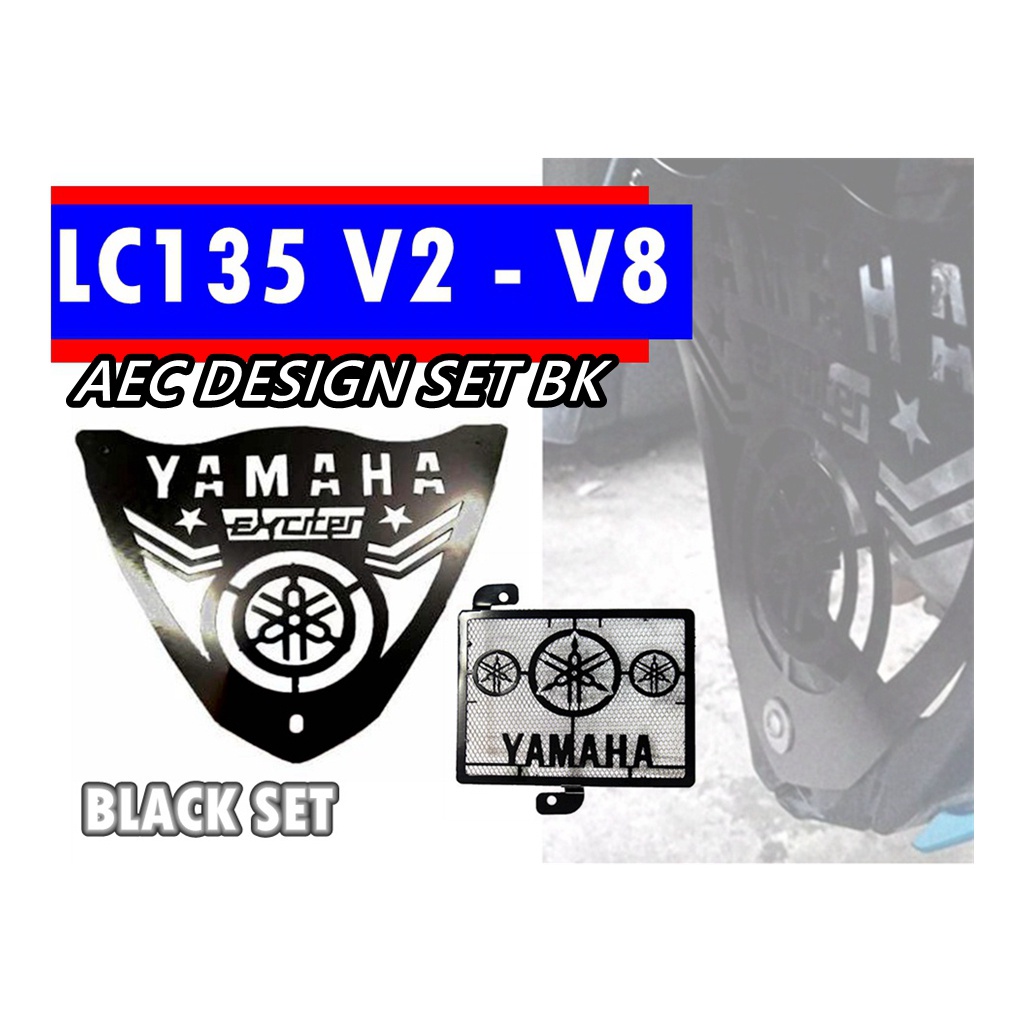 LC135 V2-V8 ENGINE COVER RADIATOR COVER COOLANT COLANT NET LC 135 ALLOY ...