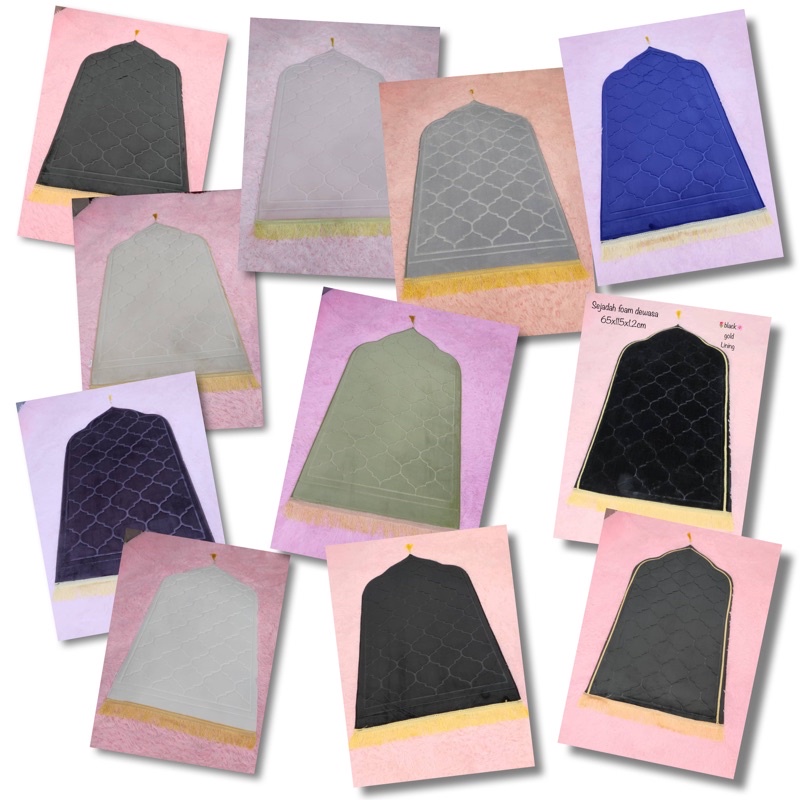 🌸Sejadah Kubah Lembut sponge anti slip🌸prayer mat 🥰 | Shopee Malaysia