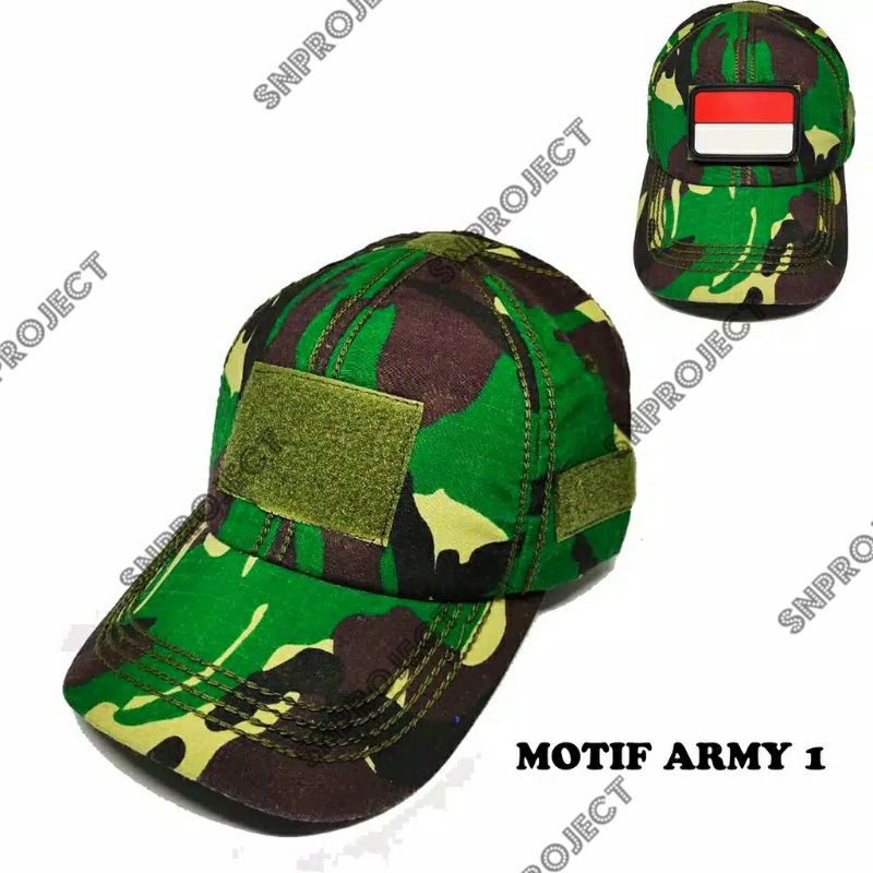 (TACTICAL Velcro TACTICAL VELCRO Commando TNI Striped Military ABRI ...