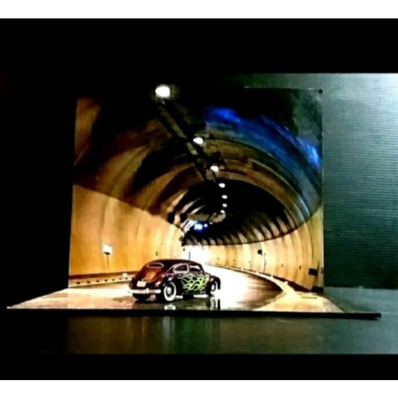 Diorama Papercraft Studio mini Tunnel For photography | Shopee Malaysia