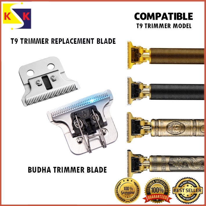Metal T-Shaped Hair Clipper Blade T9 Blade Trimmer Replacement Clipper ...