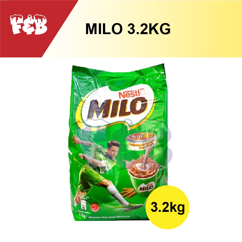 Nestle MILO Chocolate Malt Powder 3.2kg (Exp. 31-10-2023 / Non ...