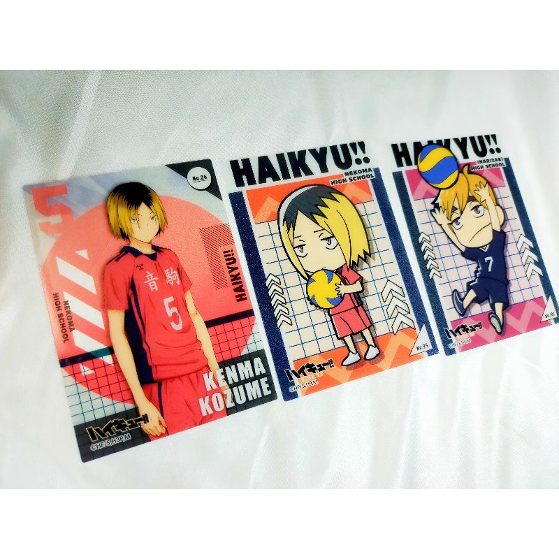 Genuine Haikyuu PVC Card Kozume Kenma Card Miya Atsumu Japan | Shopee ...