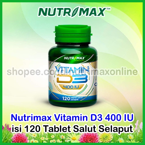 Nutrimax Vitamin D3 400IU Vitamin D3, Vit Bone Osteoporosis Antibody D3 ...