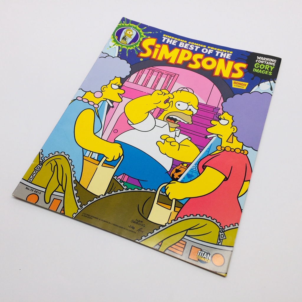 New BEST OF THE SIMPSONS #72 BONGO TITAN COMICS (2013) Matt Groening ...